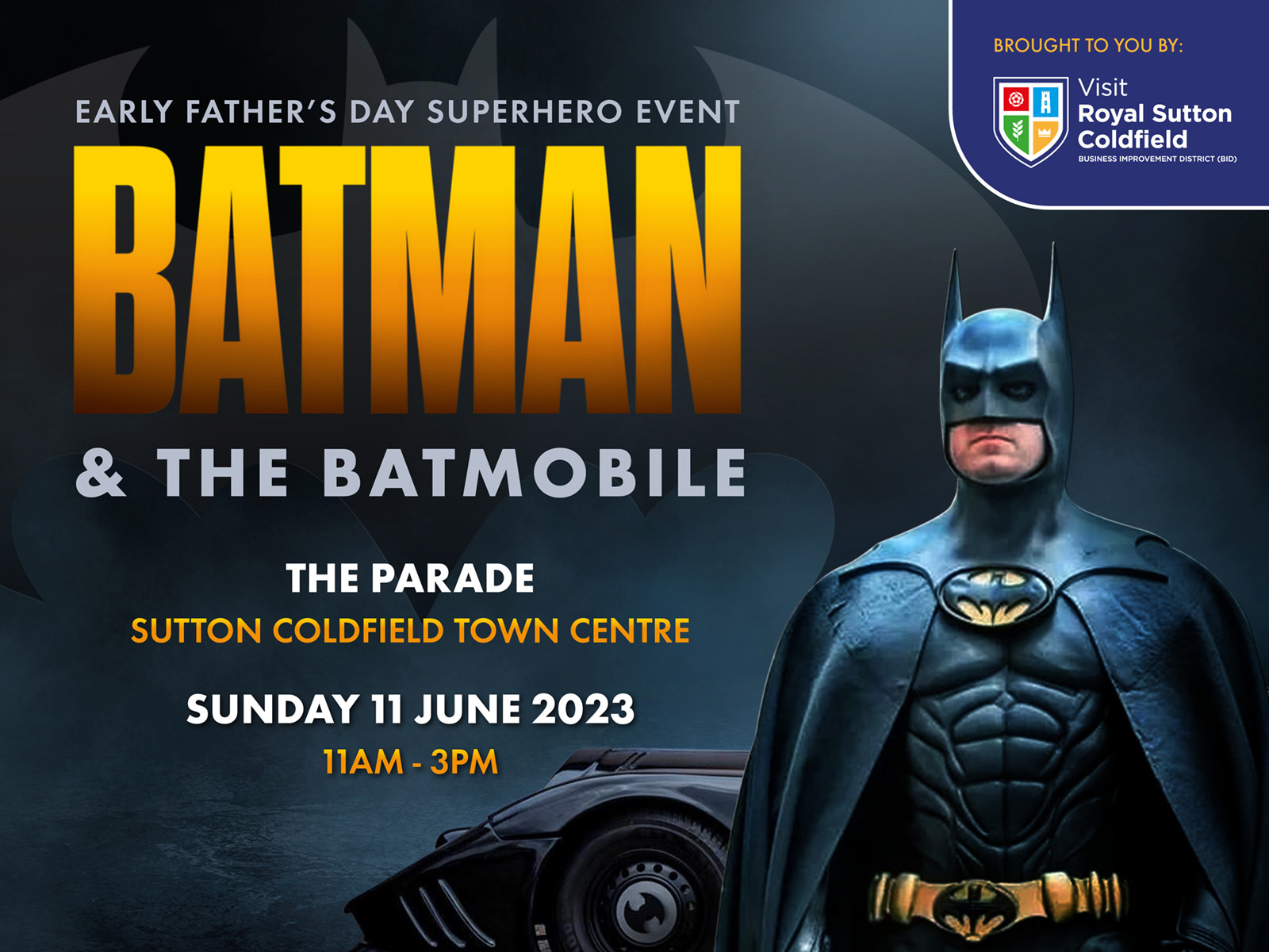 See Batman & the Batmobile - Visit Royal Sutton Coldfield