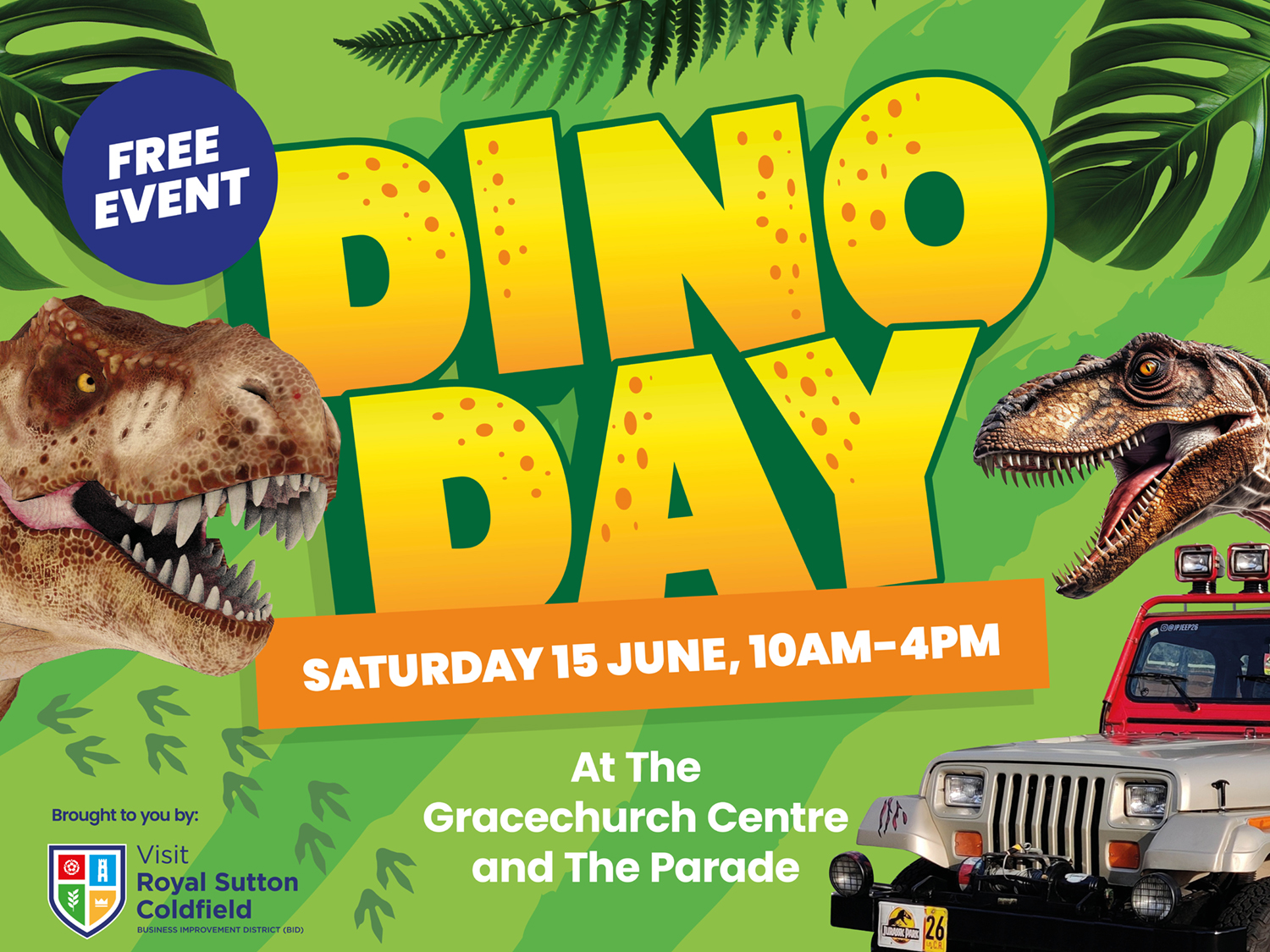 Dino Day - Visit Royal Sutton Coldfield