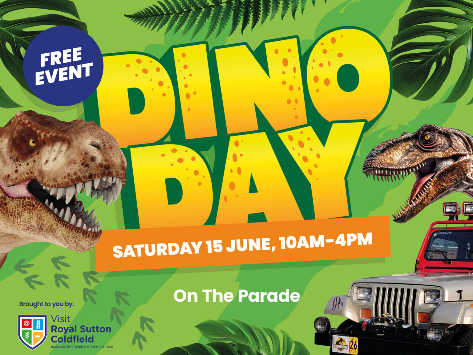 Dino Day - Visit Royal Sutton Coldfield